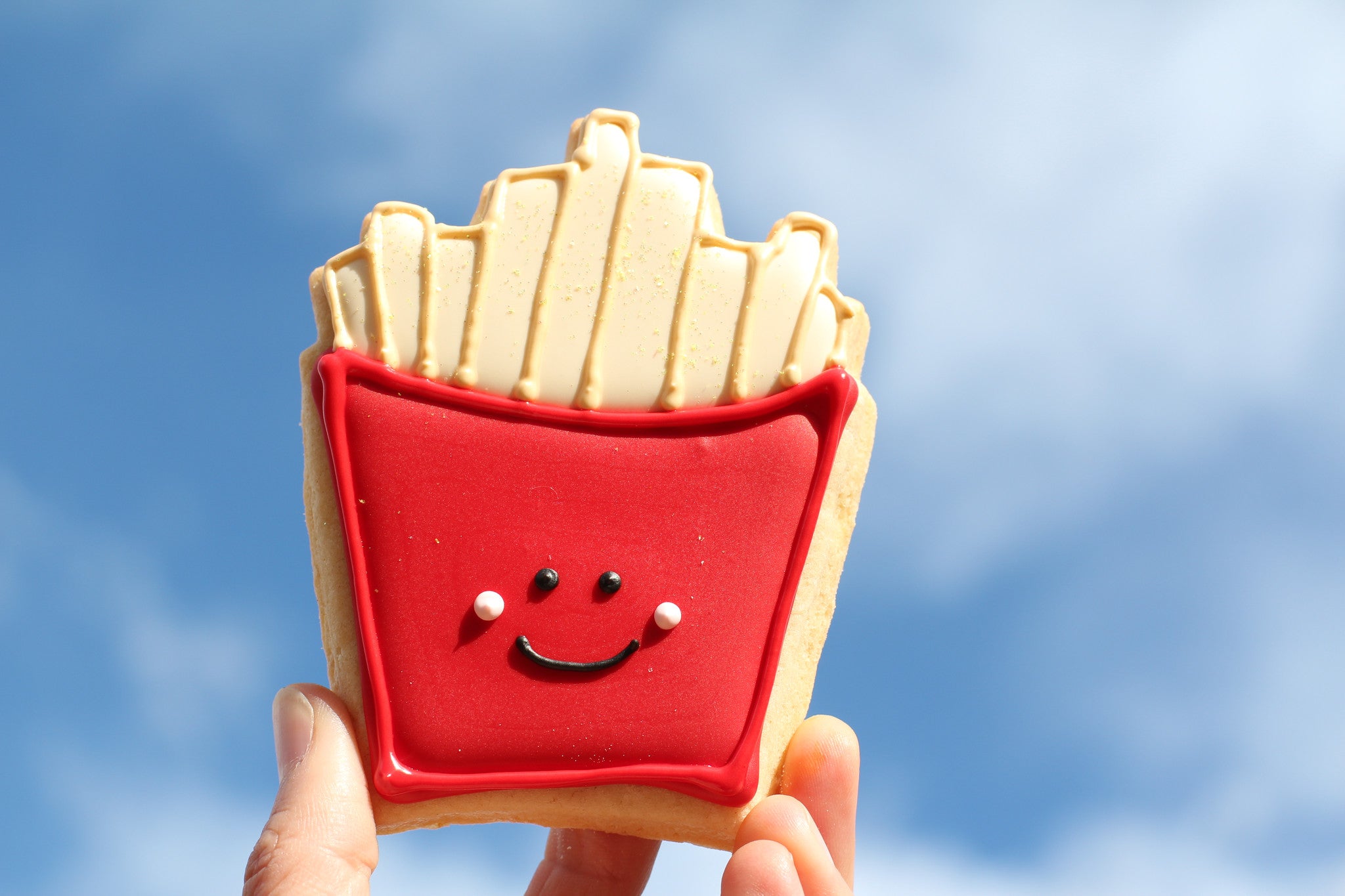 Yay for Fry-day: French Fry Cookies – Cookie Cutter Kingdom